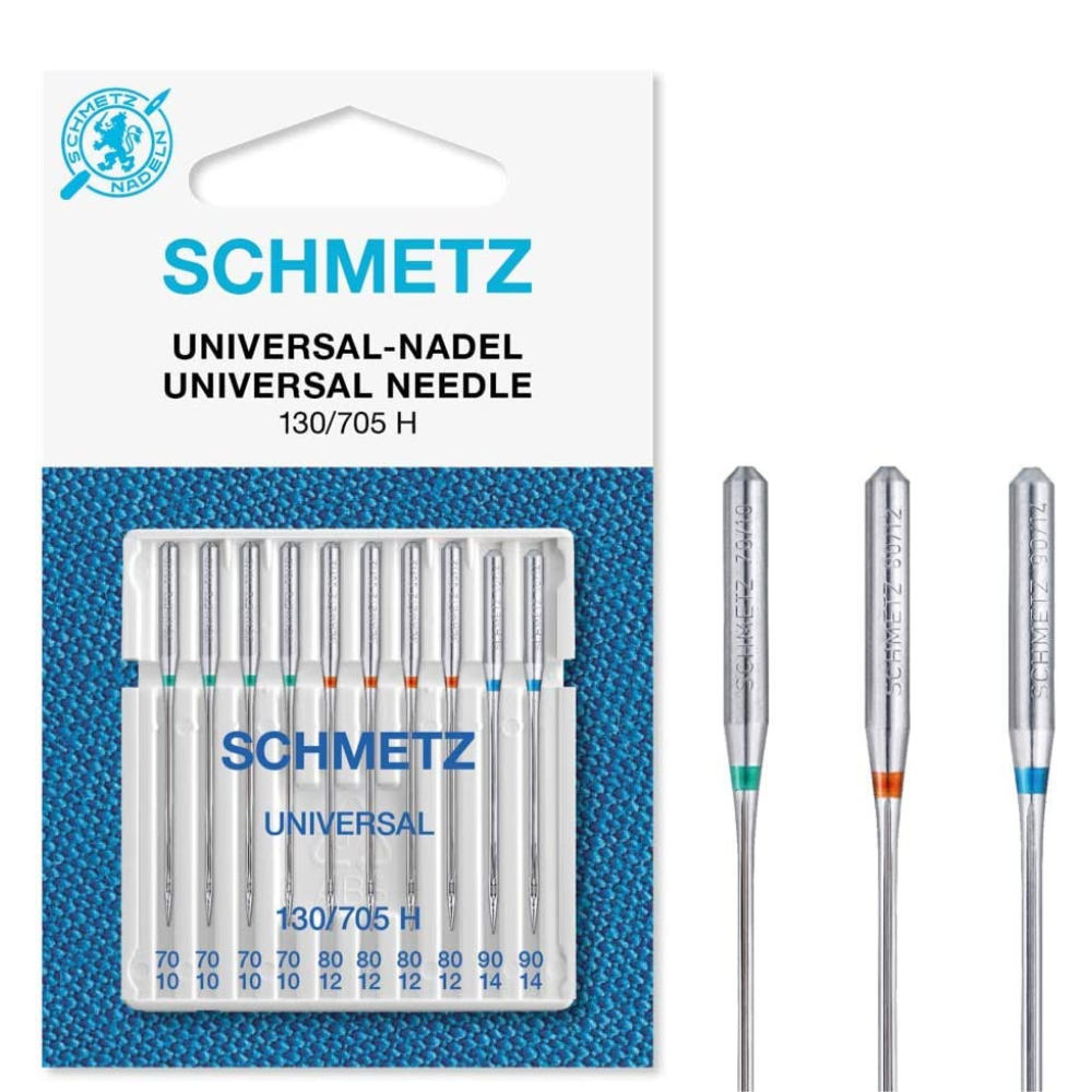 Schmetz Universal Needle - Size 70 - 90 Assorted Pack 10| Barnyarns