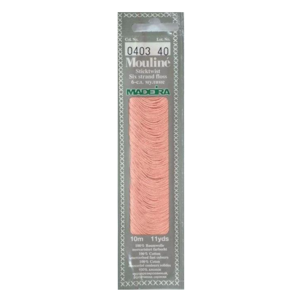 Madeira 6 Stranded Cotton Thread - 10m Spiral Pack