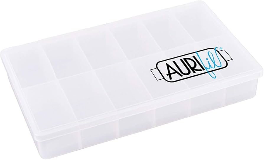 Aurifil Storage Case for 12 Large Spools – Stackable, Durable, Made in ...