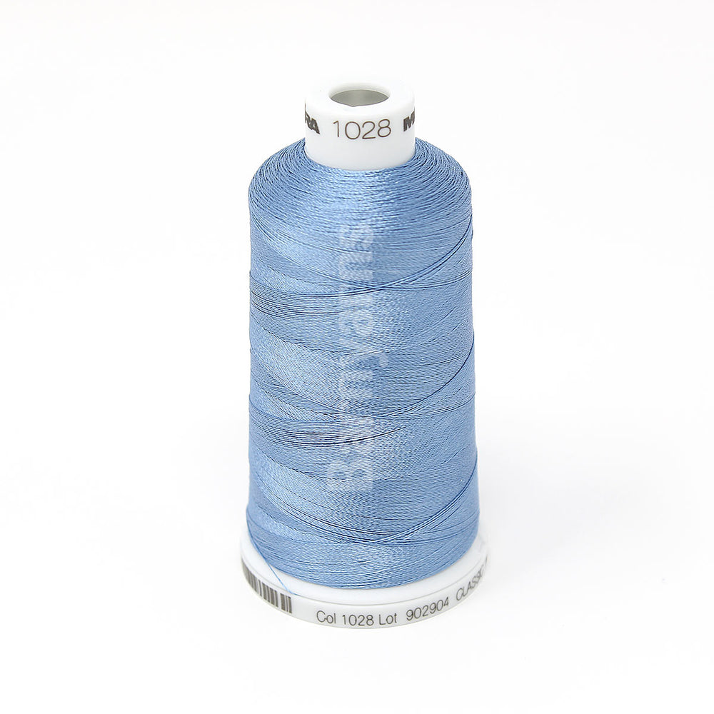 Madeira Classic 60 1028 Mid Blue 1500m Cone| Barnyarns