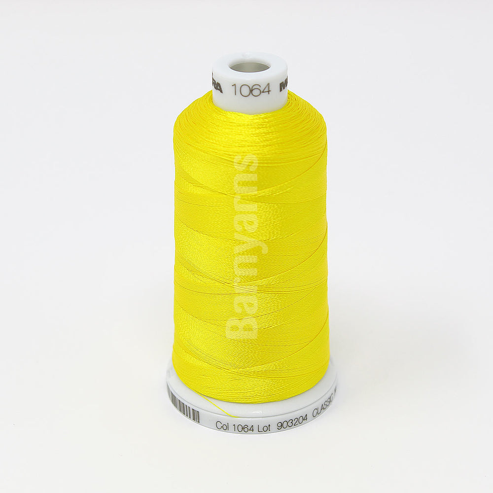 Madeira Classic 60 1064 Yellow 1500m Cone| Barnyarns