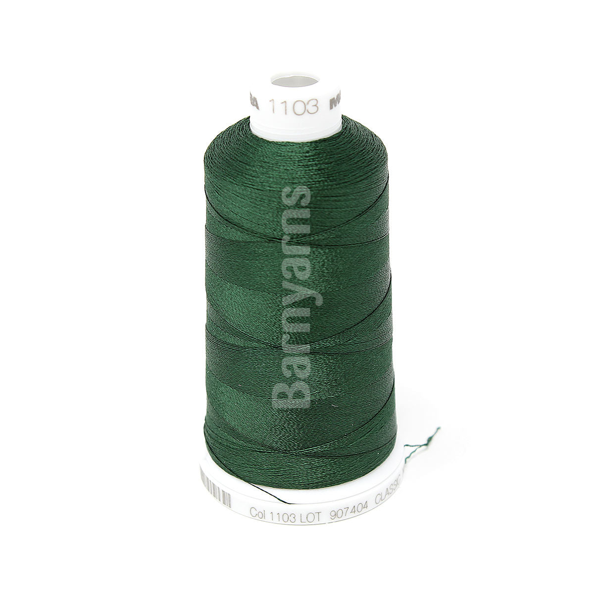 Madeira Classic 40 1103 Dark Green 1000m Cone| Barnyarns