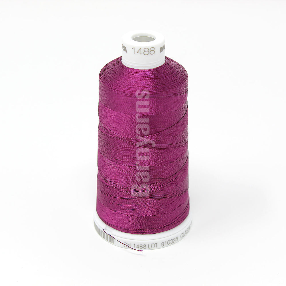 Madeira Classic 40 1488 Dark Purple 1000m Cone| Barnyarns