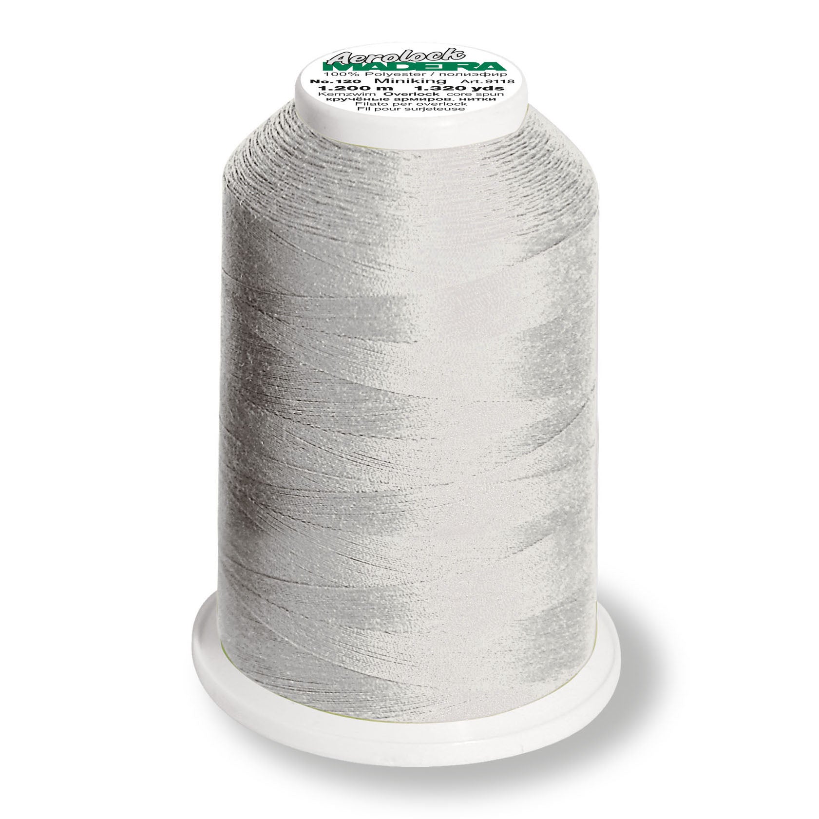 Aerolock No.125 8100 Pearl Grey 1200m Cone| Barnyarns
