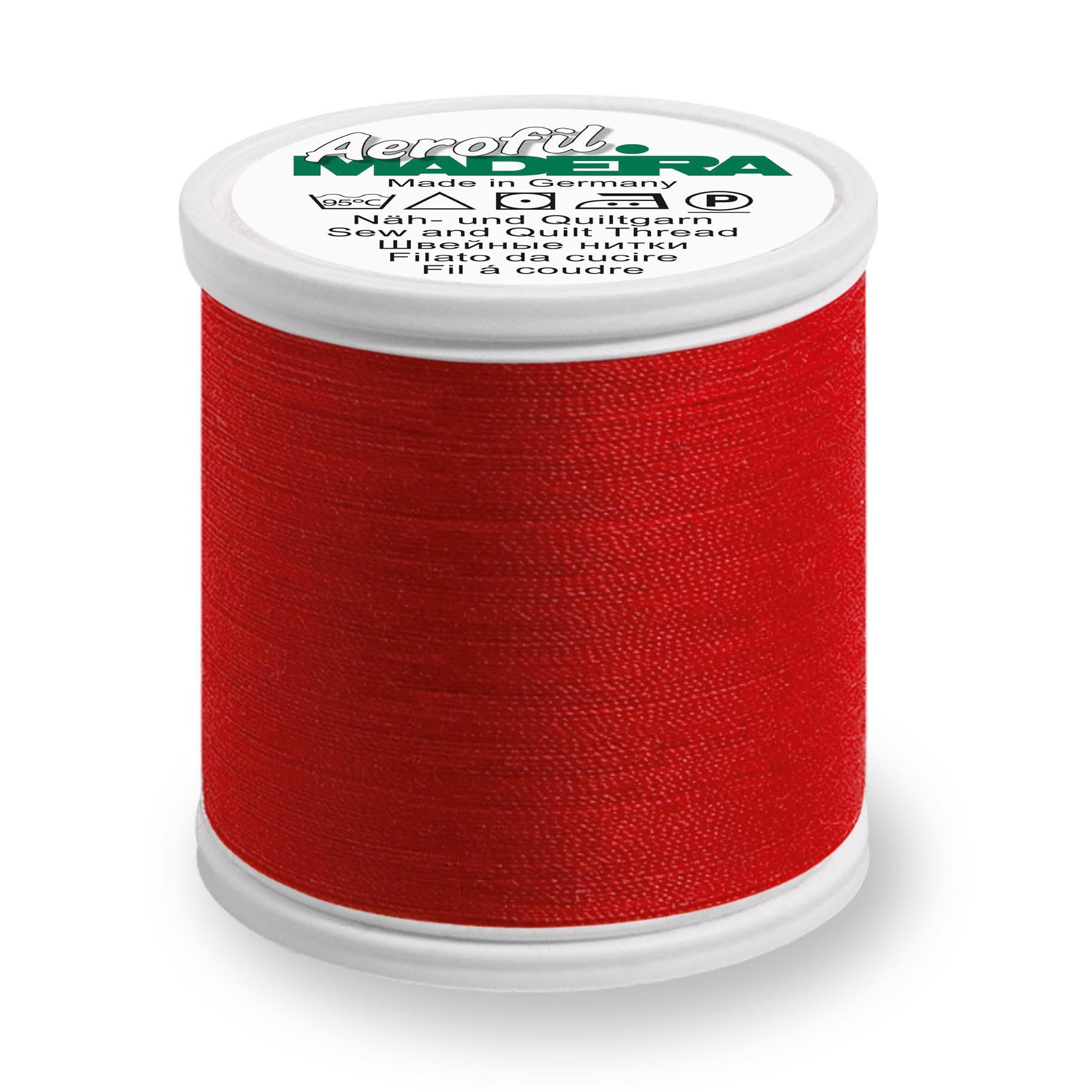 Madeira Aerofil 120 8380 Red 100m Reel| Barnyarns