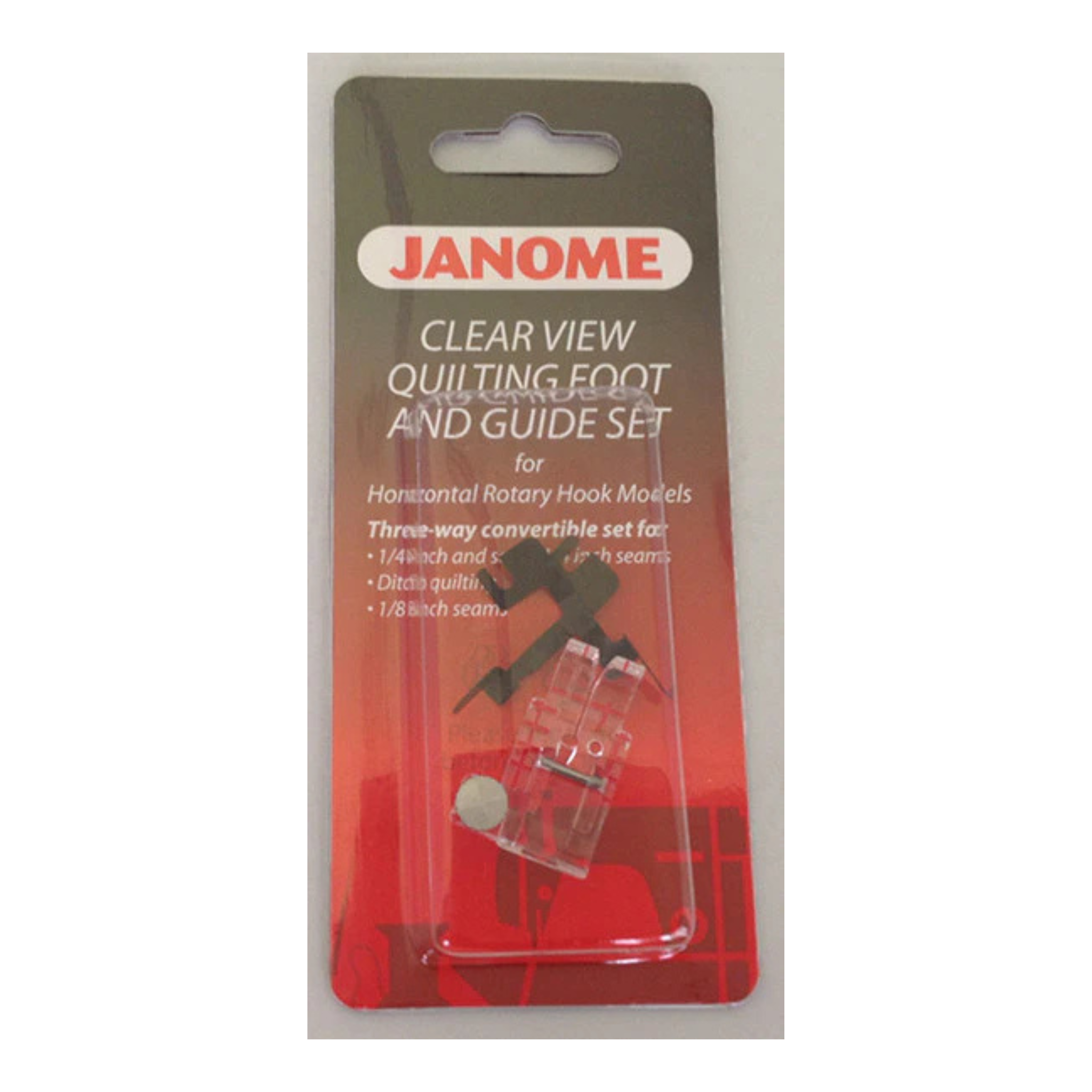 Janome Foot - Clear View Quilting Foot & Guide Set - Genuine Part