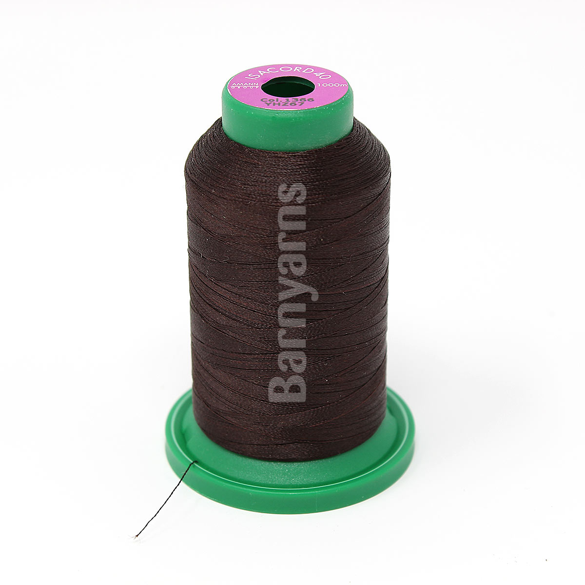 Isacord 40 1366 Mahogany 5000m Cone| Barnyarns