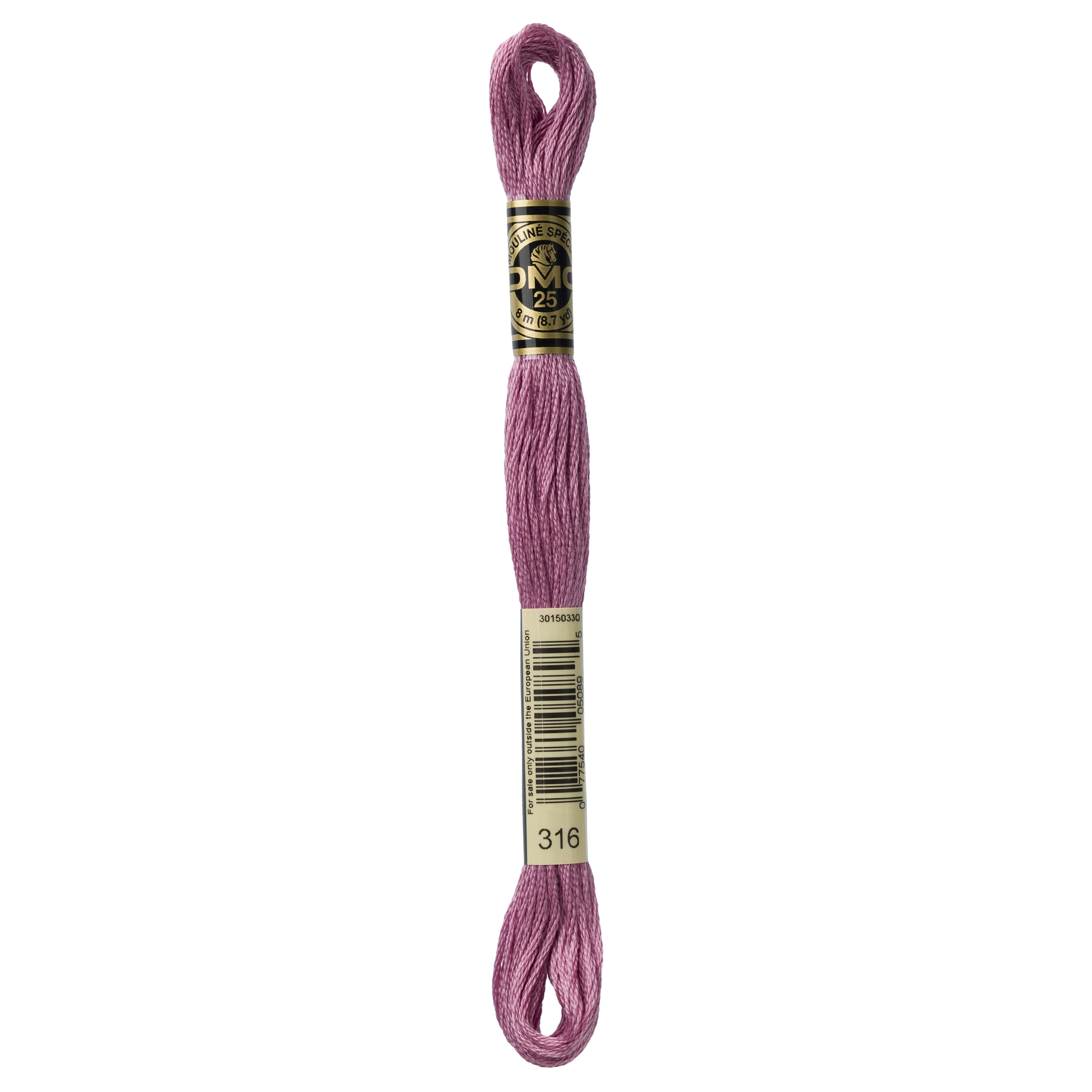 DMC Mouline 6 Strand Cotton 316 Antique Mauve Medium 8m Skein| Barnyarns