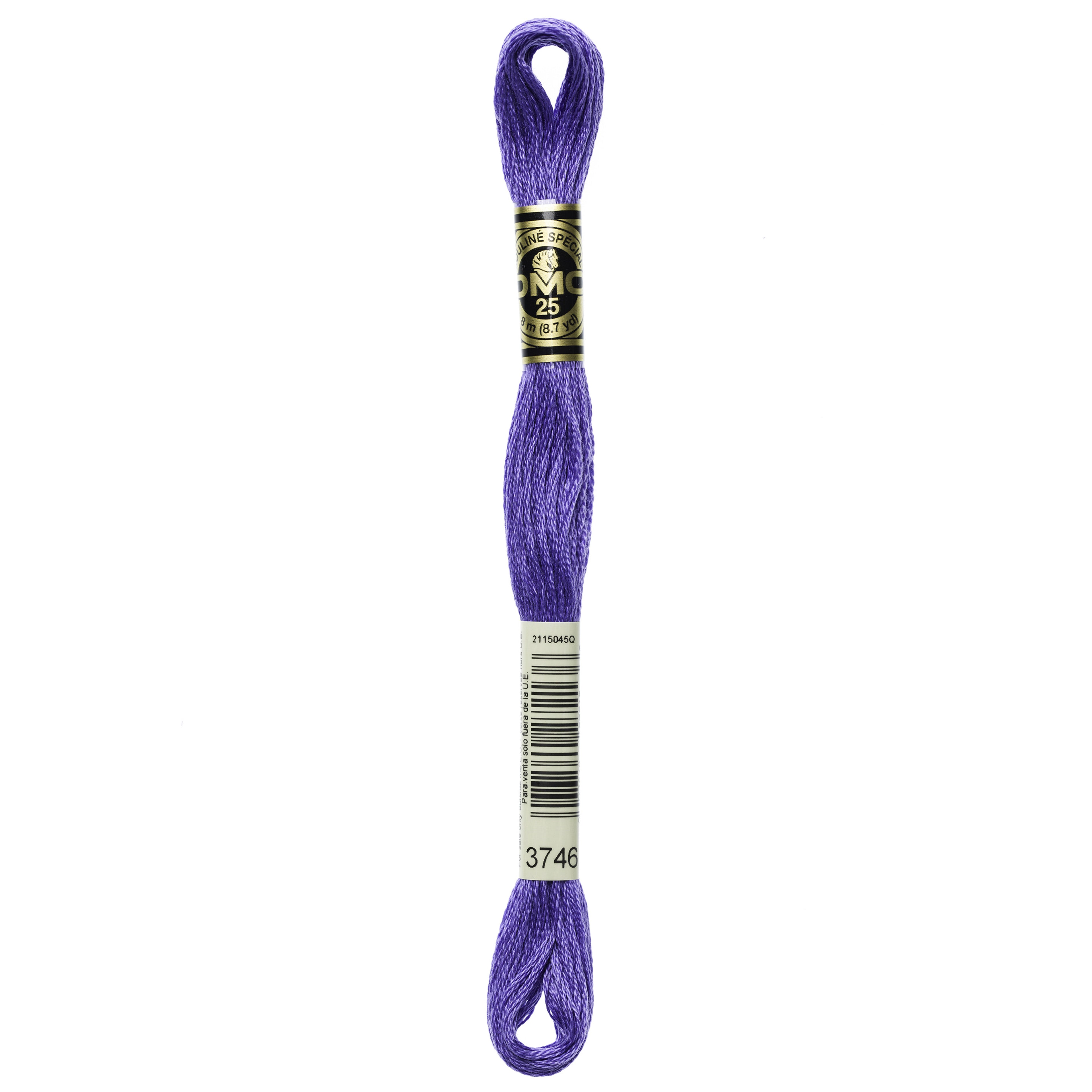 DMC Mouline 6 Strand Cotton 3746 Blue Violet Dark 8m Skein| Barnyarns