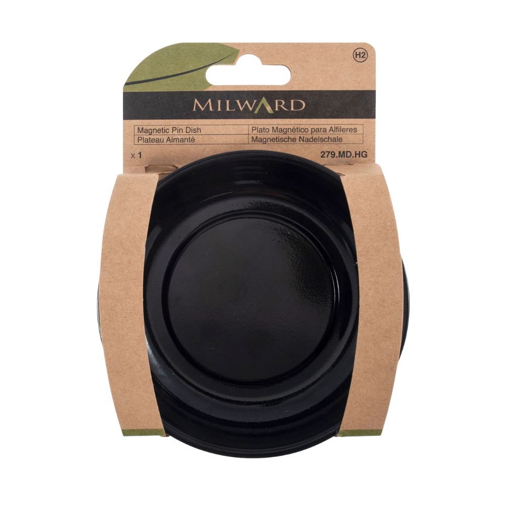 Milward Black Magnetic Pin Dish