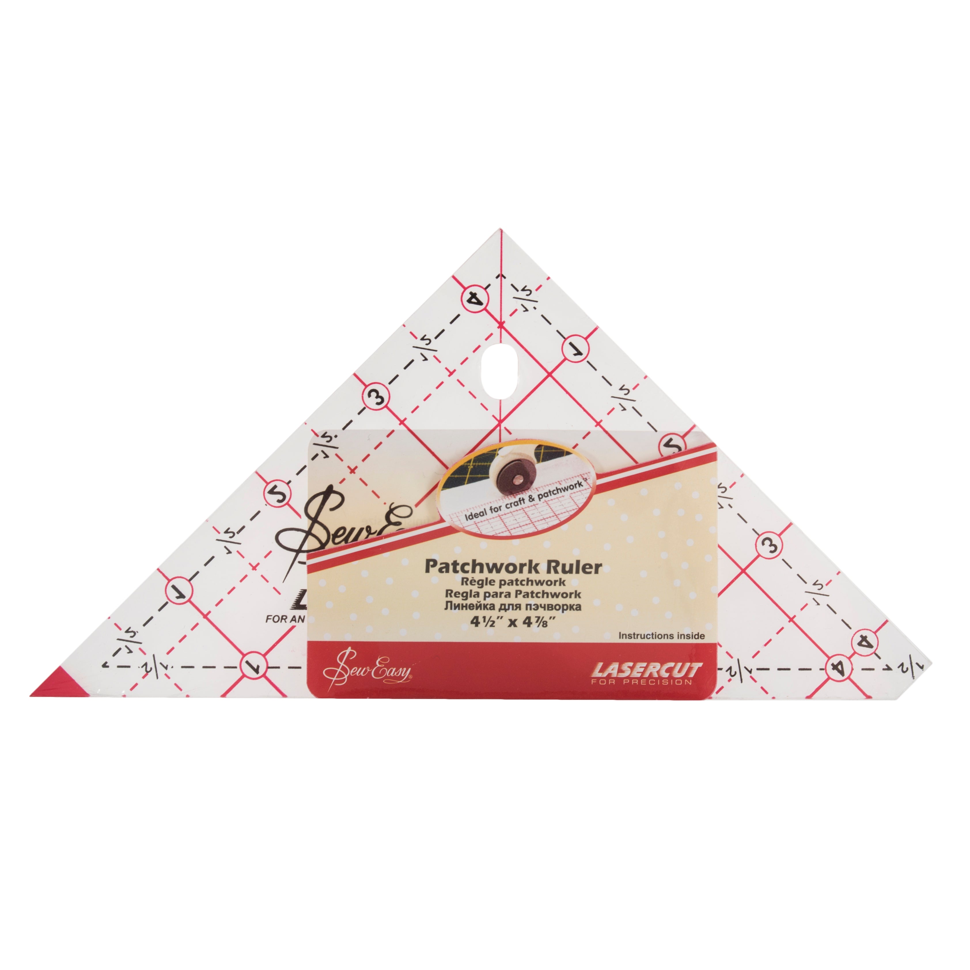 Patchwork Template - Triangle 4.5in| Barnyarns