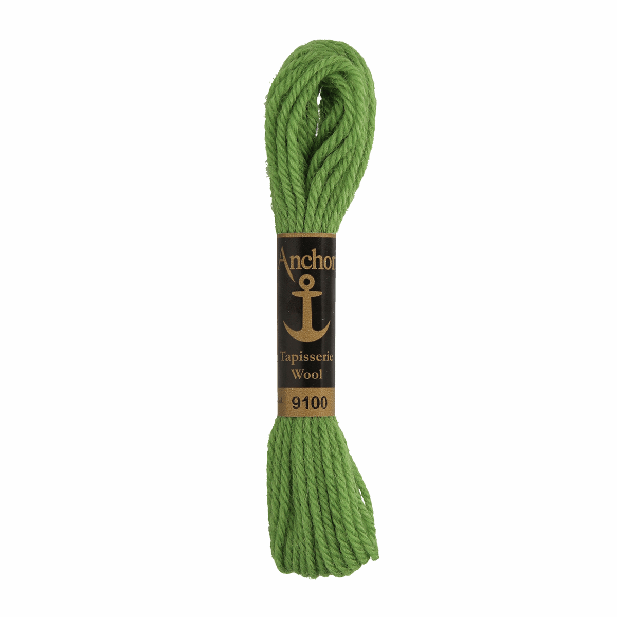 Anchor Tapestry Wool 9100 Green 10m Skein| Barnyarns